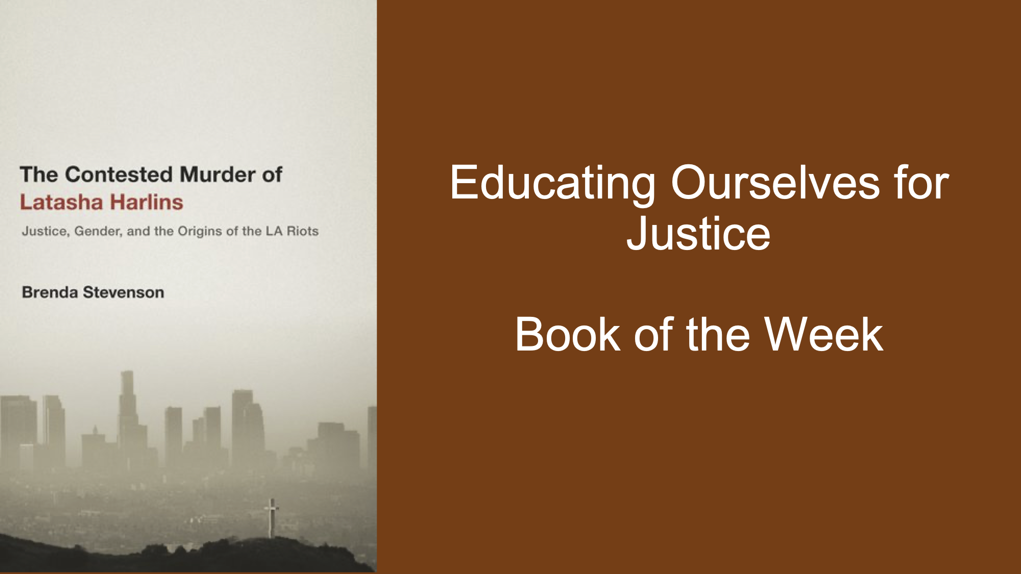 Educating ourselves for justice slide | Public History Initiative